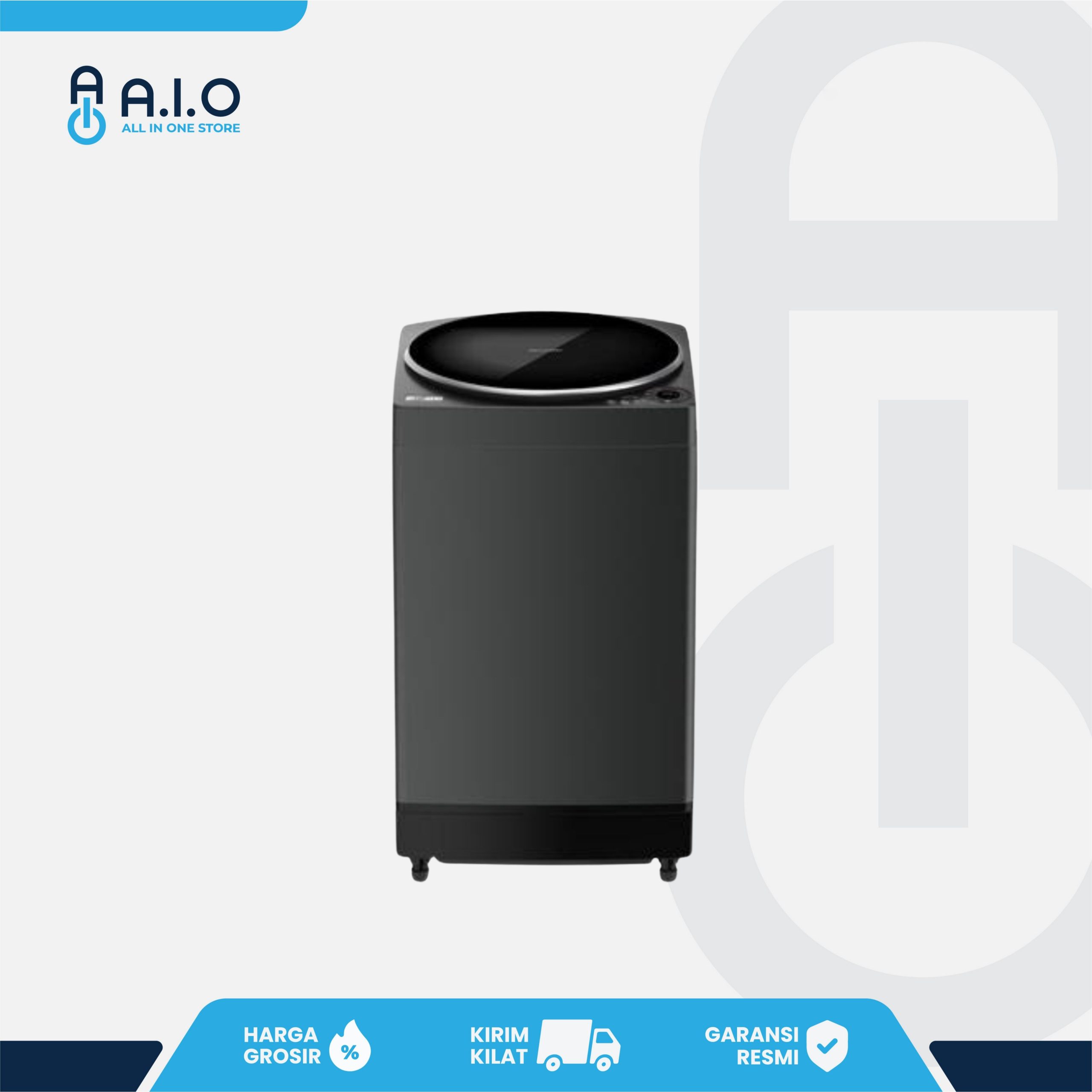 SHARP - MESIN CUCI TOP LOADING 12 KG - ES M1209T SA - AIO Store